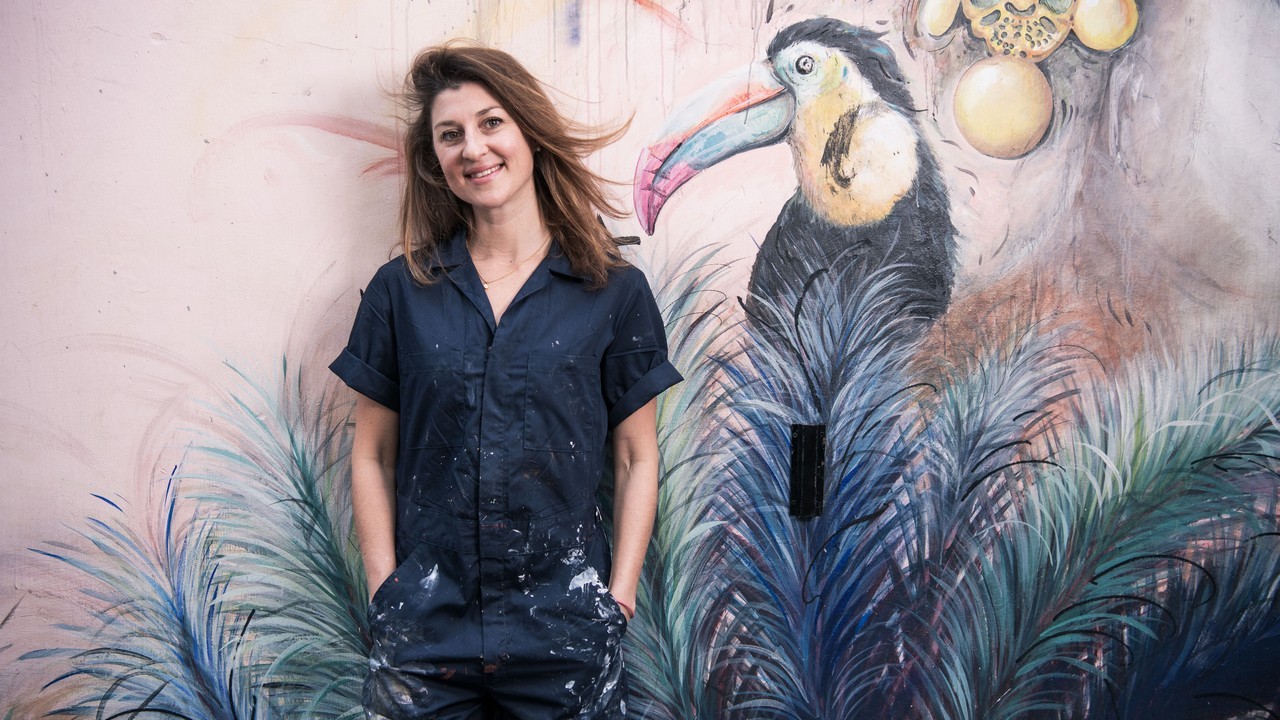 La scène artistique de Hong Kong avec la peintre murale Elsa Jean de ...